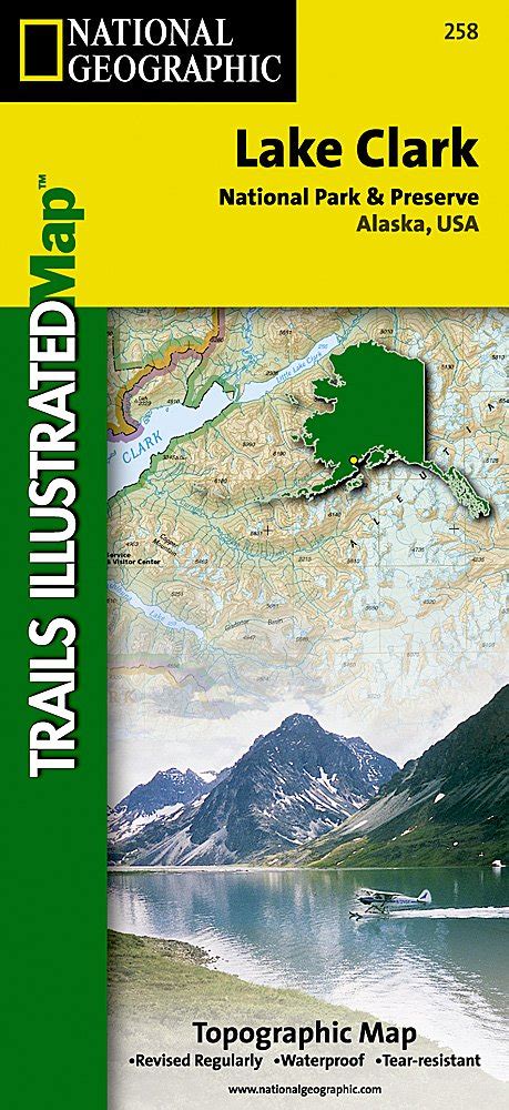 Trails Illustrated Maps Alaska Lake Clark National Park And Reserve