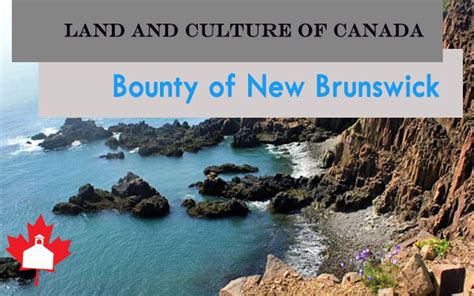 Land And Culture Of Canada Bounty Of New Brunswick The Old Schoolhouse