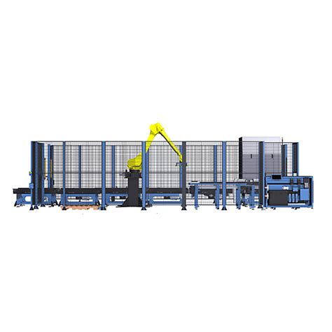 Turnkey Palletizer Single Belt Infeed And Automated Outfeed With New…