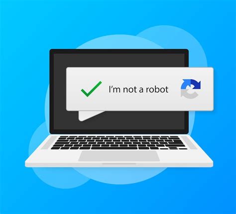 Premium Vector Captcha I Am Not A Robot Vector Computer Code Vector