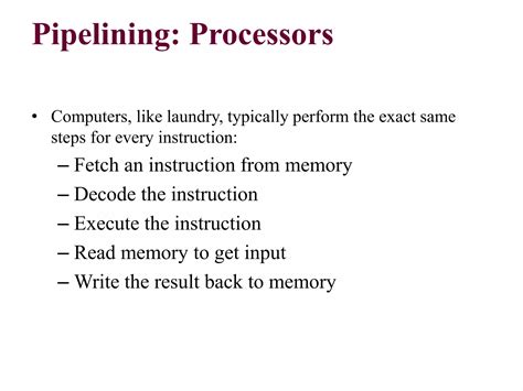 Instruction Pipeline Computer Architecture Pptx Computing