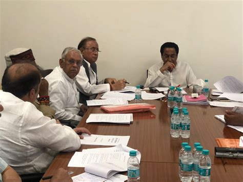 Mp Congress On Twitter प्रदेश कांग्रेस अध्यक्ष कमलनाथ जी के निवास पर