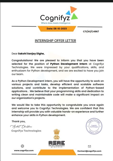 Sakshi Dighe Posted On Linkedin