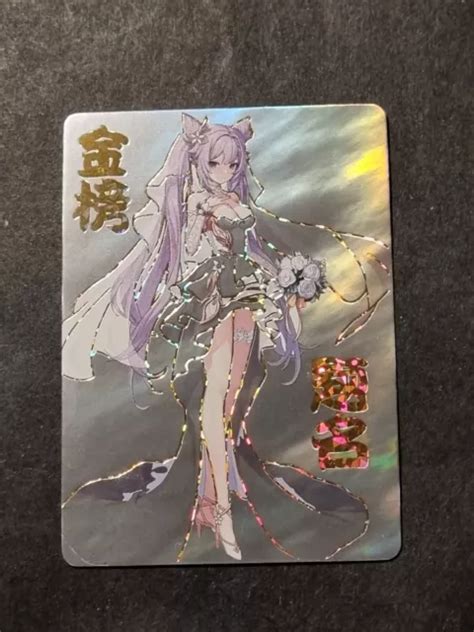 KEQING GENSHIN Impact Goddess Story Sexy Legs Holo Card Waifu Near Mint EUR 13 29