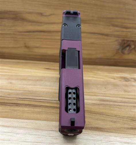 Glock 17 Pattern Slide Black Cherry Style Ported Barrel Complete With Rmr Cut Kineti Tech