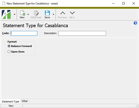 Statement Types