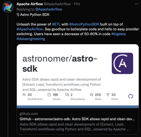 Kaxil Naik On Linkedin Apacheairflow Etl Dataengineering Bigdata Airflow2 Datascientists