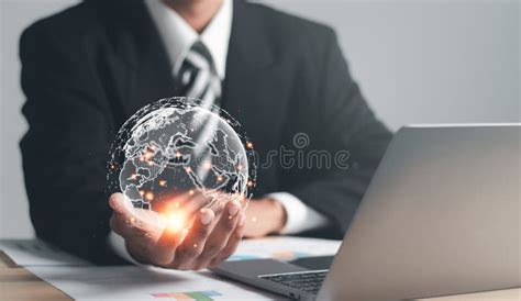 Global Network Connection Big Data Analytics And Business Intelligence Concept Stock Image