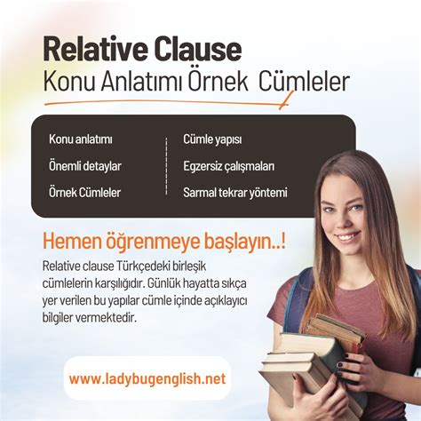 Relative Clause Örnek Cümleler Konu Anlatımı Ladybug English Dil Bilgisi