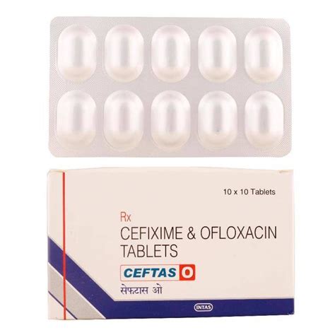 Ceftas O Infection Tablet 10 Tab Strip Price From Rs 93 10 Unit Onwards Specification And