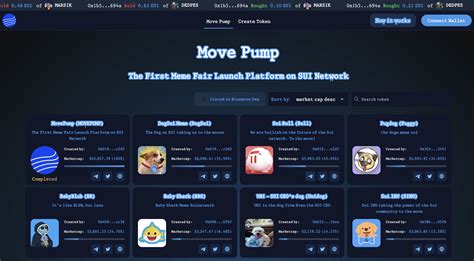 Create Token The Best Meme Fair Launch Platform On Sui And Aptos