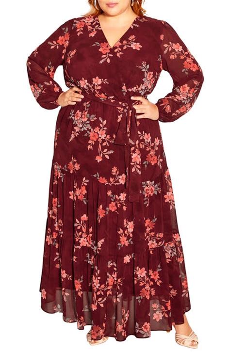Red Plus Size Floral Dresses Nordstrom