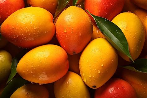 Premium Ai Image Mango Background