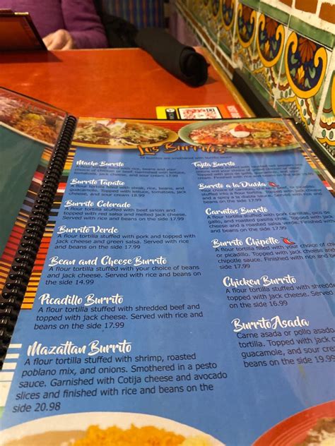 El Tapatio Menu Full Menu Update 2026