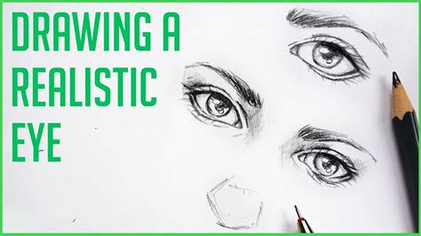 How To Draw Realistic Eyes Easy Art Drawing Tutorial For Beginners YouTube