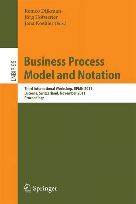 Lecture Notes In Business Information Processing Business Process