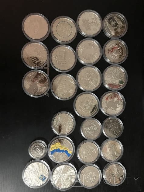 2022 Повний річний набір монет України НБУ 18 монет 7 медалей в капсулах на сайте для