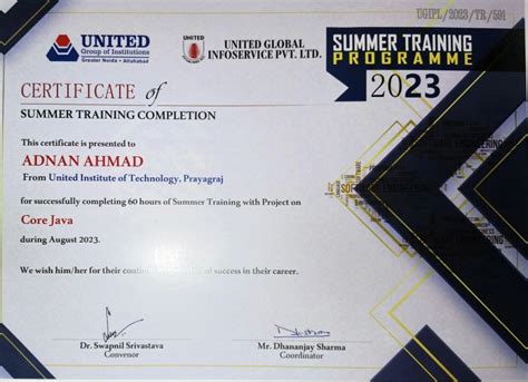 Adnan Ahmad On Linkedin Complete My Core Java Training Also Create A