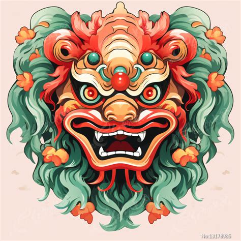 绿发狮子头ai图片下载红动中国