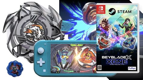 New Beyblade Game Beyblade X Xone Nintendo Switch Game Reveal Weiss Tiger Shinobi Knife
