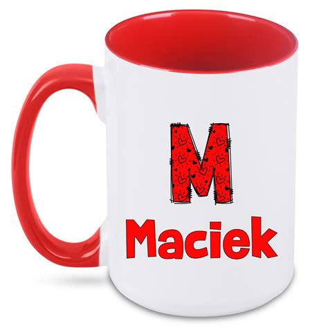 Kubek Duży 440 Ml Prezent Z Imieniem Maciek Dla Maćka 5 Inna