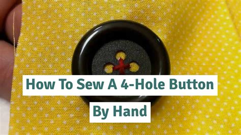 37 How To Sew On A Button With 4 Holes Sheamaliya