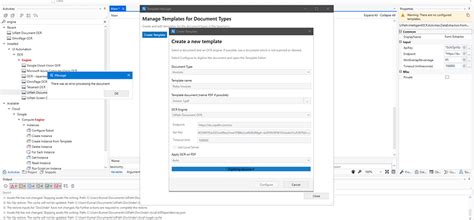 Error Creating Template Using Form Extractor Document Understanding