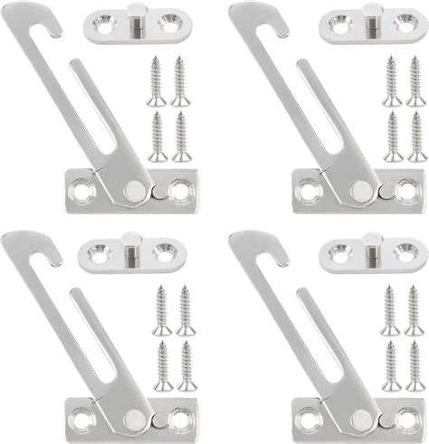Atpwonz 4pcs Window Restrictor Locks Window Safety Restrictors Window