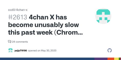 4chan X Has Become Unusably Slow This Past Week Chrome Extension Issue 2613 Ccd0 4chan X