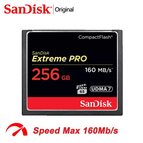 Sandisk Extreme Pro Compactflash Memory Card Vpg65 Compact Flash Memory Card 256gb 128gb 64gb