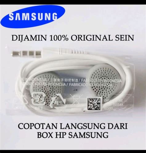 Handsfree Samsung Headset Samsung Original Made In Indonesia Lazada