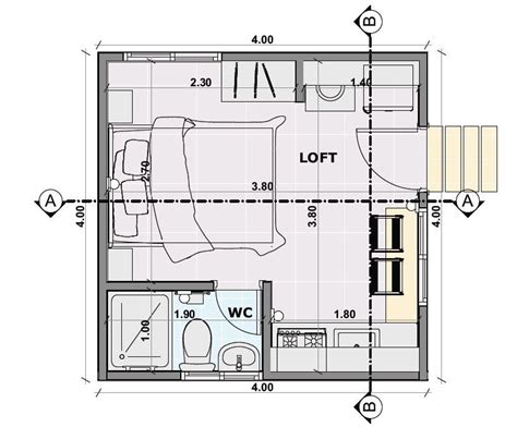 Casas 4x4 4 Viviendas Diminutas Casas Pequeñas Distribucion De Casas Pequeñas