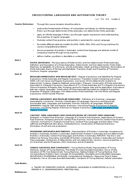 Cse322formal Languages And Automation Theory Page12 Pdf Metalogic Discrete Mathematics
