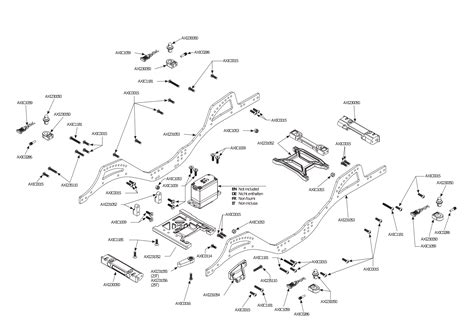 Exploded View Axial Scx10 Pro Comp Scaler 110 4wd Kit Chassis Astra