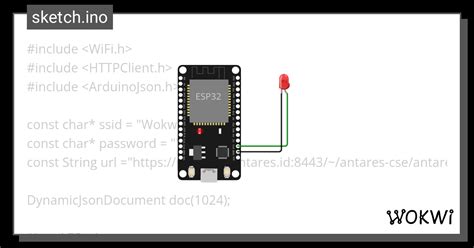 Tugas Pertemuan 6 Wokwi Esp32 Stm32 Arduino Simulator