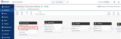 Reusable Workflow Example Calculate Word Frequency Experian Data Quality Community