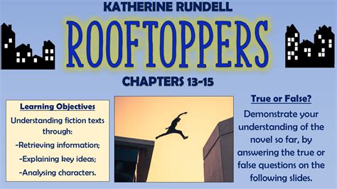 Rooftoppers Katherine Rundell Chapters 13 15 Teaching Resources