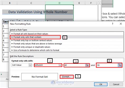 How To Use Data Validation In Excel With Color 4 Ways Exceldemy