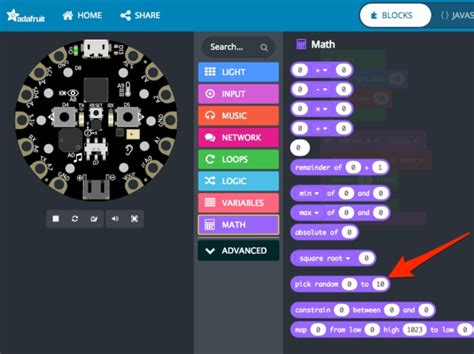 Code With Makecode Circuit Playground Express Spinner Game In Makecode Adafruit Learning System