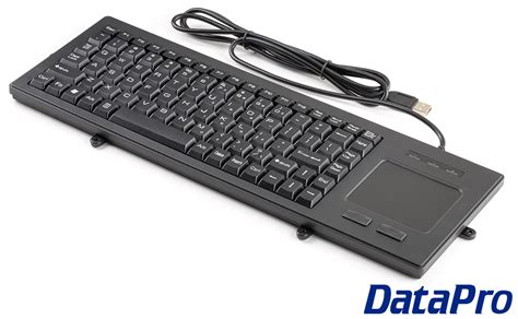 Usb Panel Mount Keyboard With Trackpad Datapro