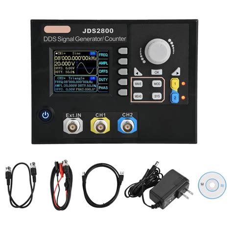 JDS2800 15MHz Dual Channel DDS Function Signal Generator AC100 240V Arbitrary Waveform Signal