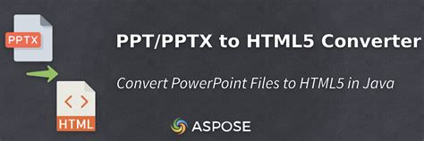 Easily Convert Ppt To Html In Java With Aspose Slides
