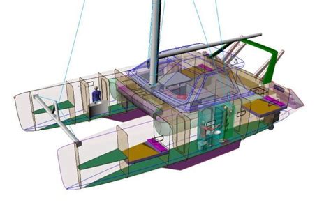 Catamaran Structure Bridge Decks And Cross Beams Catamaransite Catamaran Cross Beam Deck