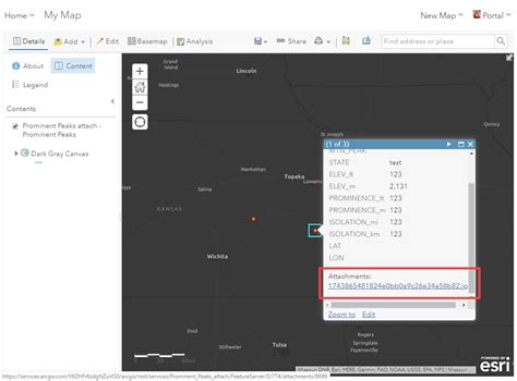 View Attachments Or Hyperlinks In Web Appbuilder Esri Community