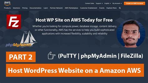 Part 2 Host Wordpress On Aws Connect Server To Putty Phpmyadmin Filezilla 2020 Youtube