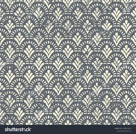 Traditional Block Print Design Pattern Ajrakh Stock Vector Royalty Free 2228529671 Shutterstock