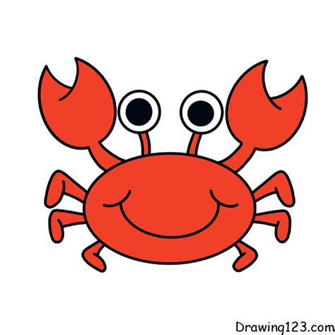 Easy To Draw Crab Legs
