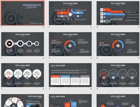 Clock Works Powerpoint 112950