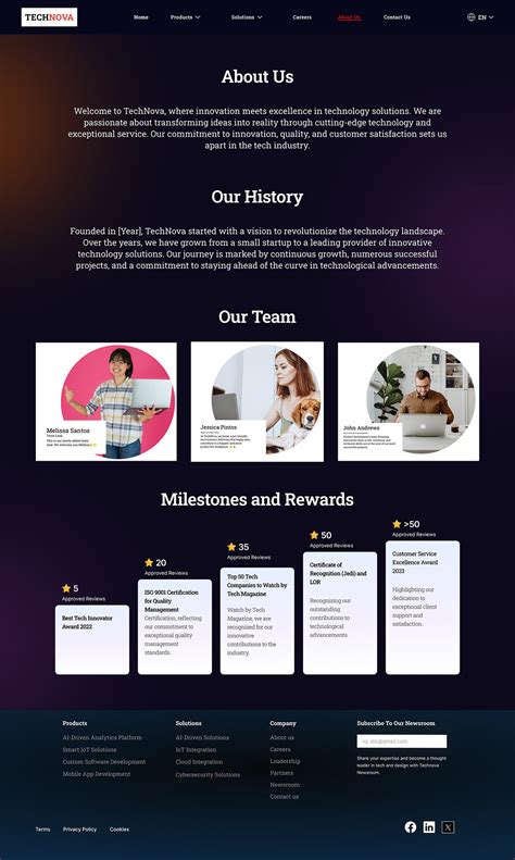 Technova Innovative Technology Solutions Behance