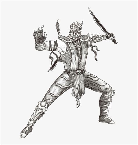 Mortal Kombat Scorpion Drawings
